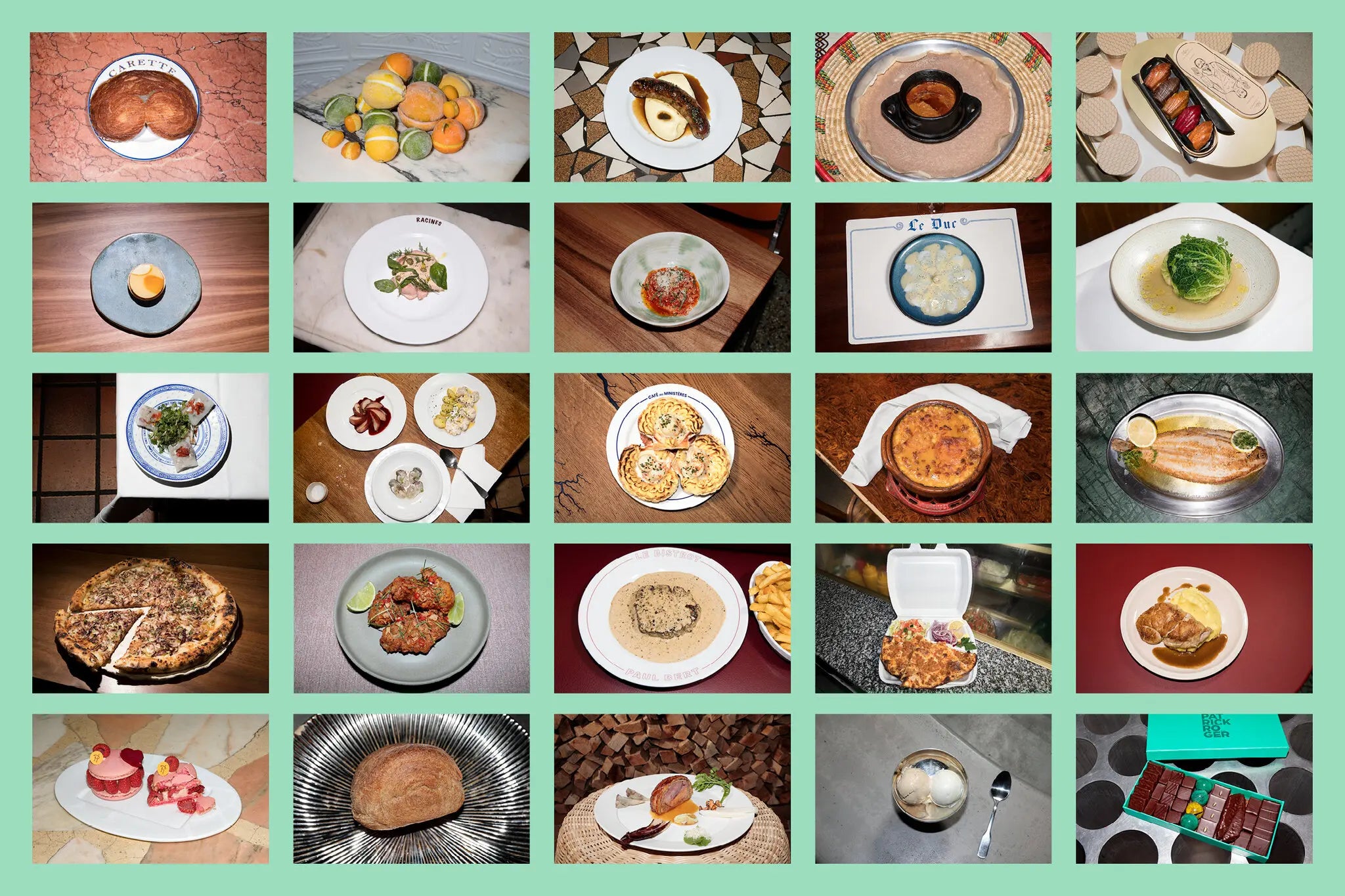 New York Times : The 25 Essential Dishes to eat in Paris | Fruttini by MO